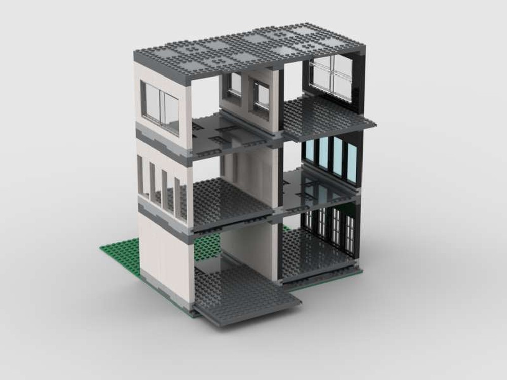 LEGO MOC Modular Building Integrated Tray System (MBITS) by dmoto20 ...