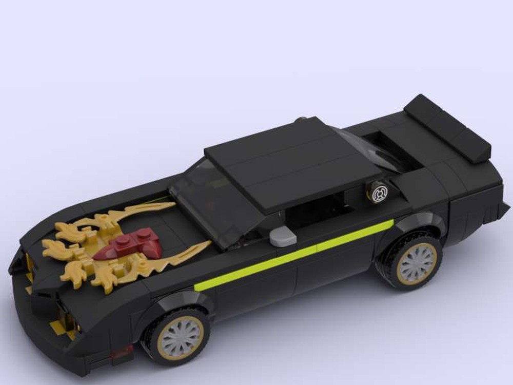 LEGO MOC Three famous black cars: Smokey-Bandit, KITT and 1970 Dodge ...