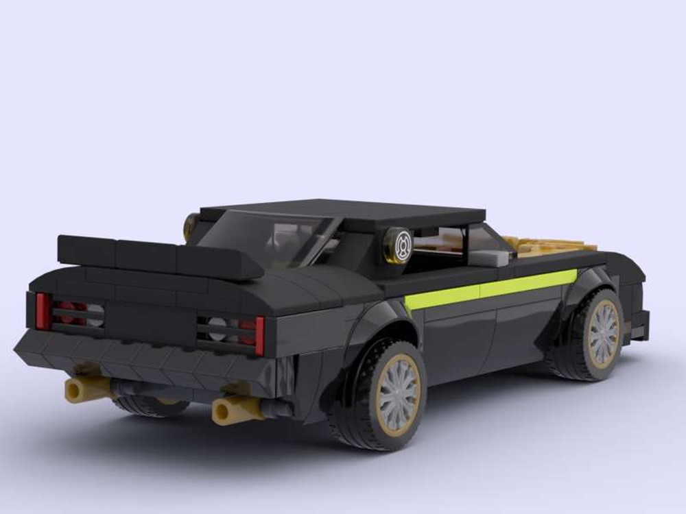 LEGO MOC Three famous black cars: Smokey-Bandit, KITT and 1970 Dodge ...
