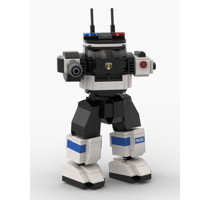 LEGO MOC Police UrbanMech by RhoMoonCo | Rebrickable - Build with LEGO
