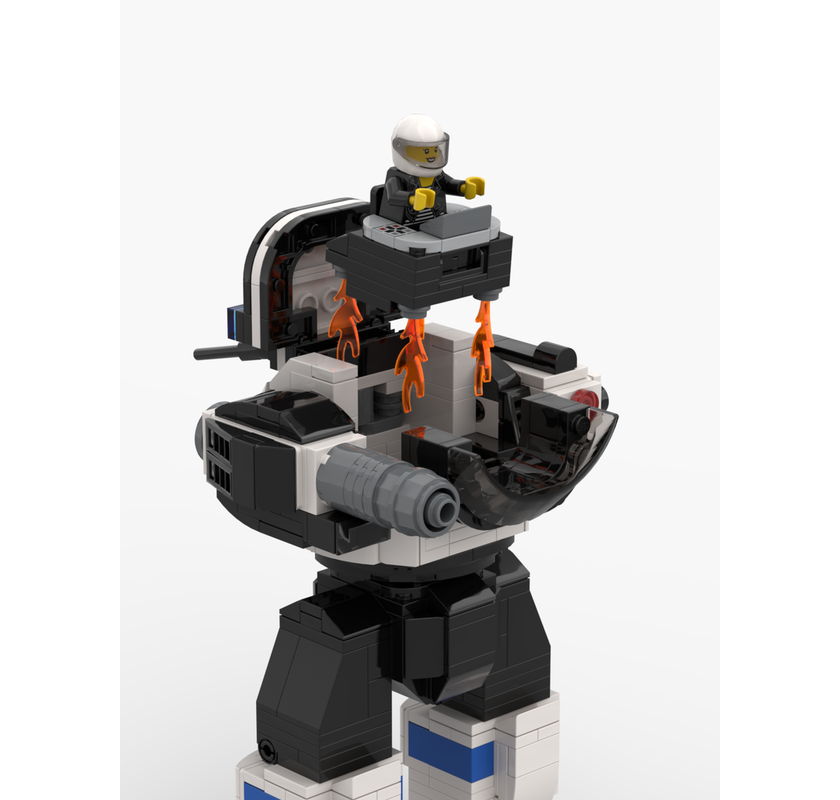LEGO MOC Police UrbanMech by RhoMoonCo | Rebrickable - Build with LEGO