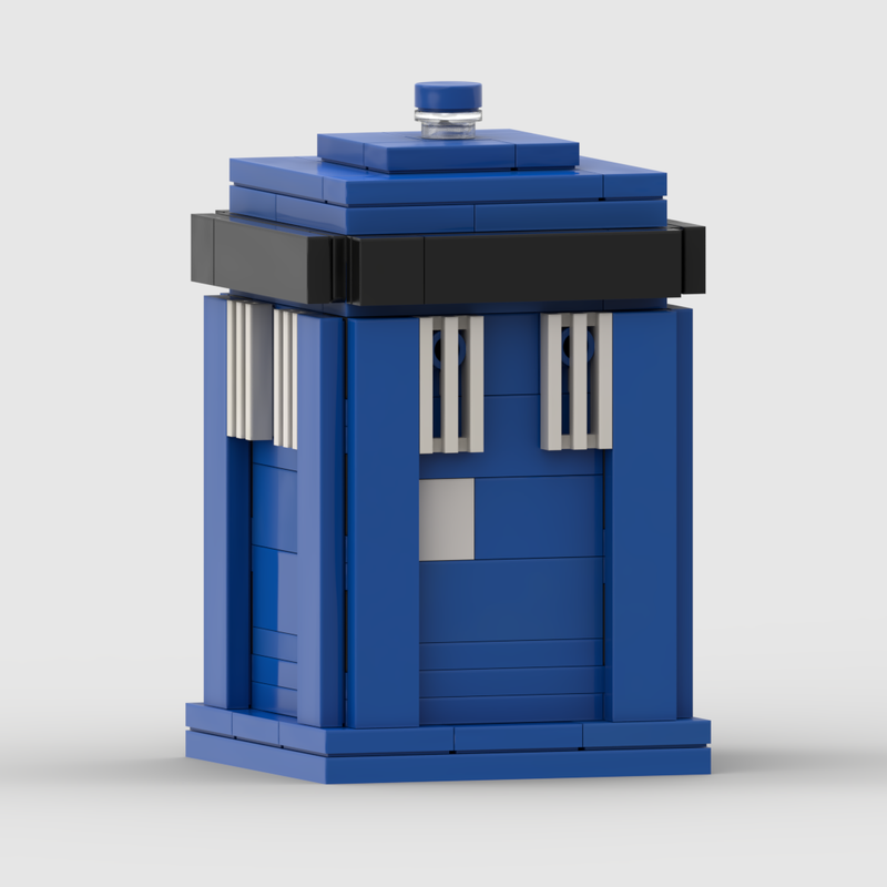 LEGO MOC-179869 The TARDIS by LegoPattonFilms | Rebrickable - Build ...