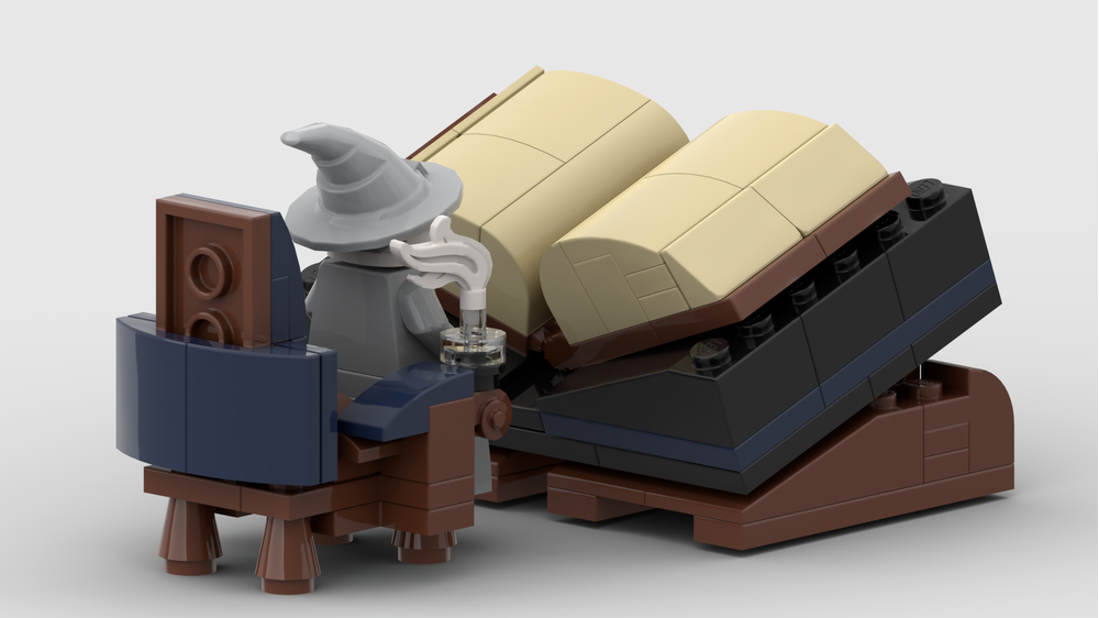 LEGO MOC Wizard's Writer by Arkaivos | Rebrickable - Build with LEGO