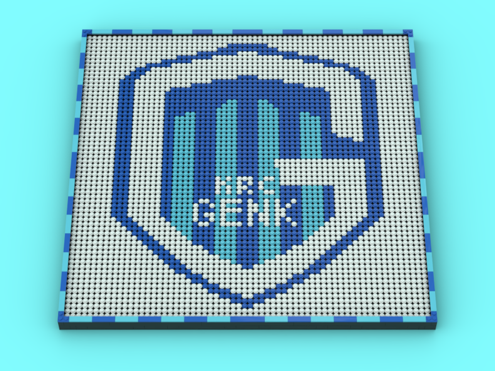 LEGO MOC KRC Genk Emblem With Frame by tyarador | Rebrickable - Build ...