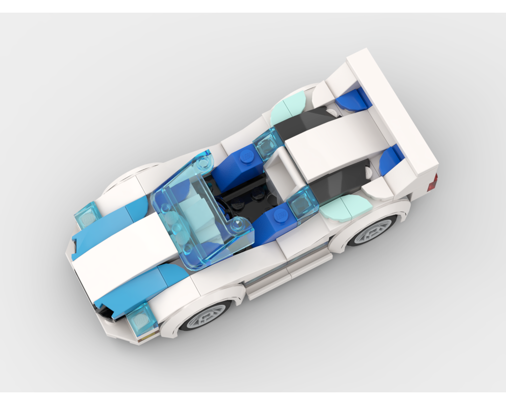 LEGO MOC Sport Car - White by Agilinzzz | Rebrickable - Build with LEGO