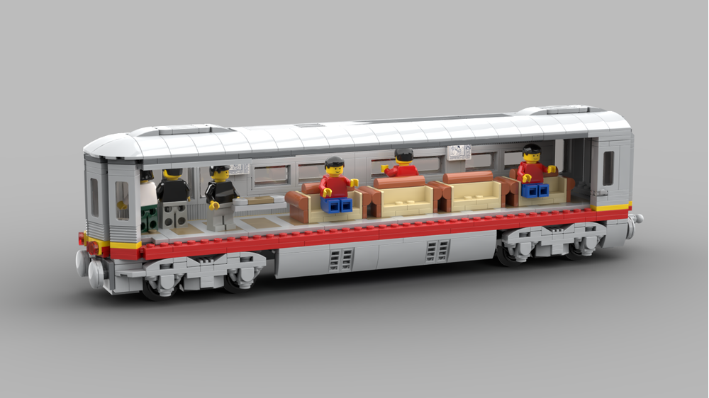 LEGO MOC Santa Fe - 8 wide carriages and low cost build! by ...