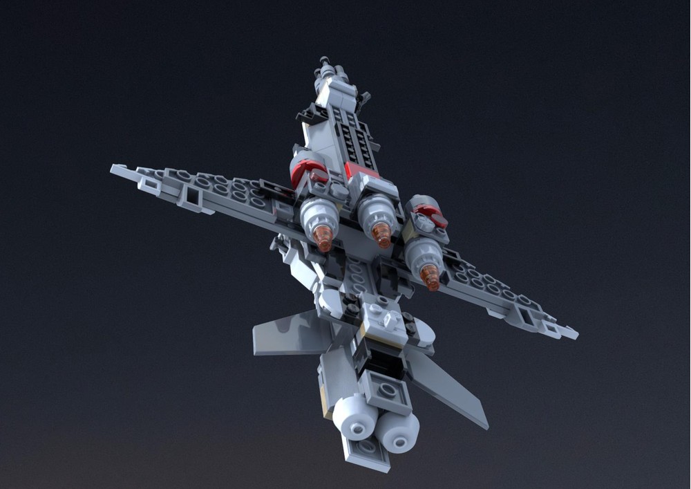 LEGO MOC SN-48 Gray Wolf | 75346 Pirate Snub Fighter alt-build by ...