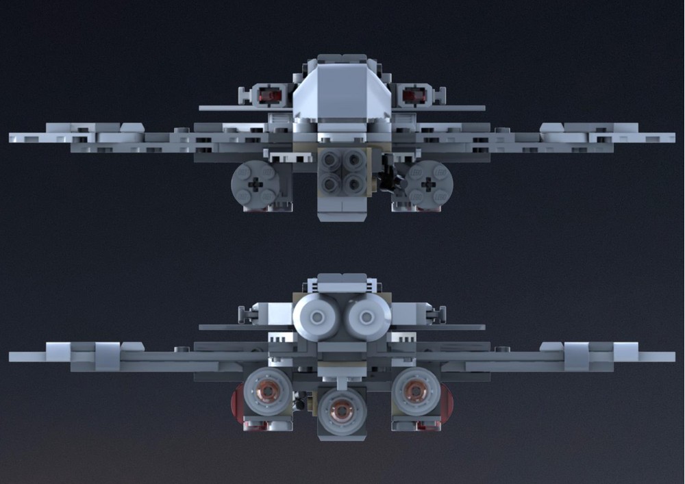 LEGO MOC SN-48 Gray Wolf | 75346 Pirate Snub Fighter alt-build by ...