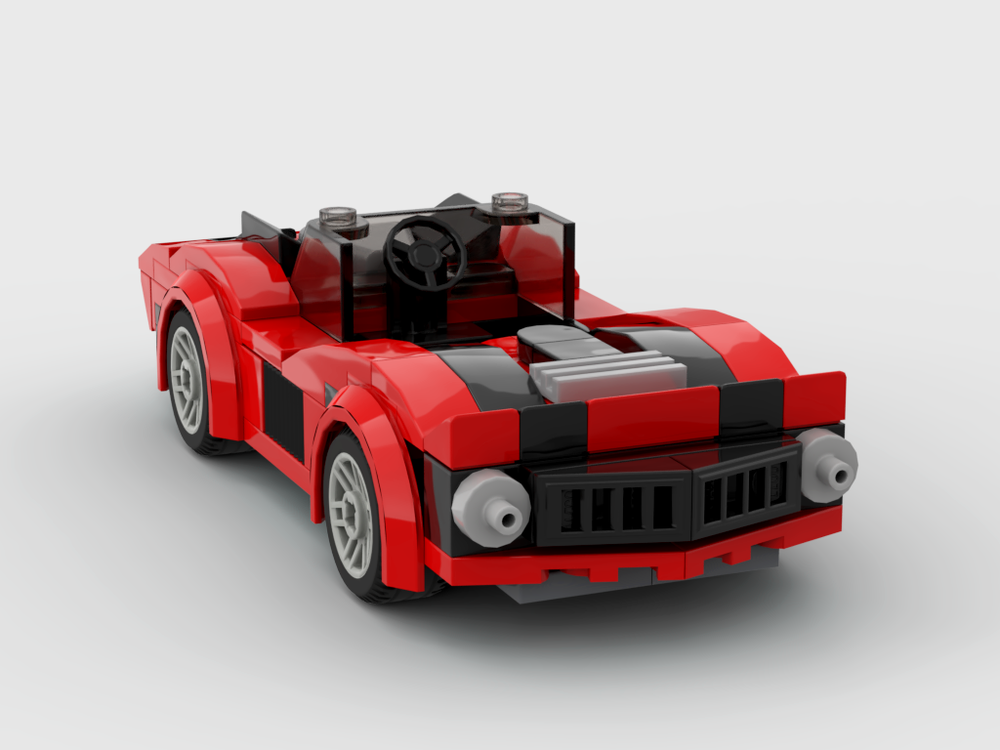 LEGO MOC Sport Car - Red by Agilinzzz | Rebrickable - Build with LEGO