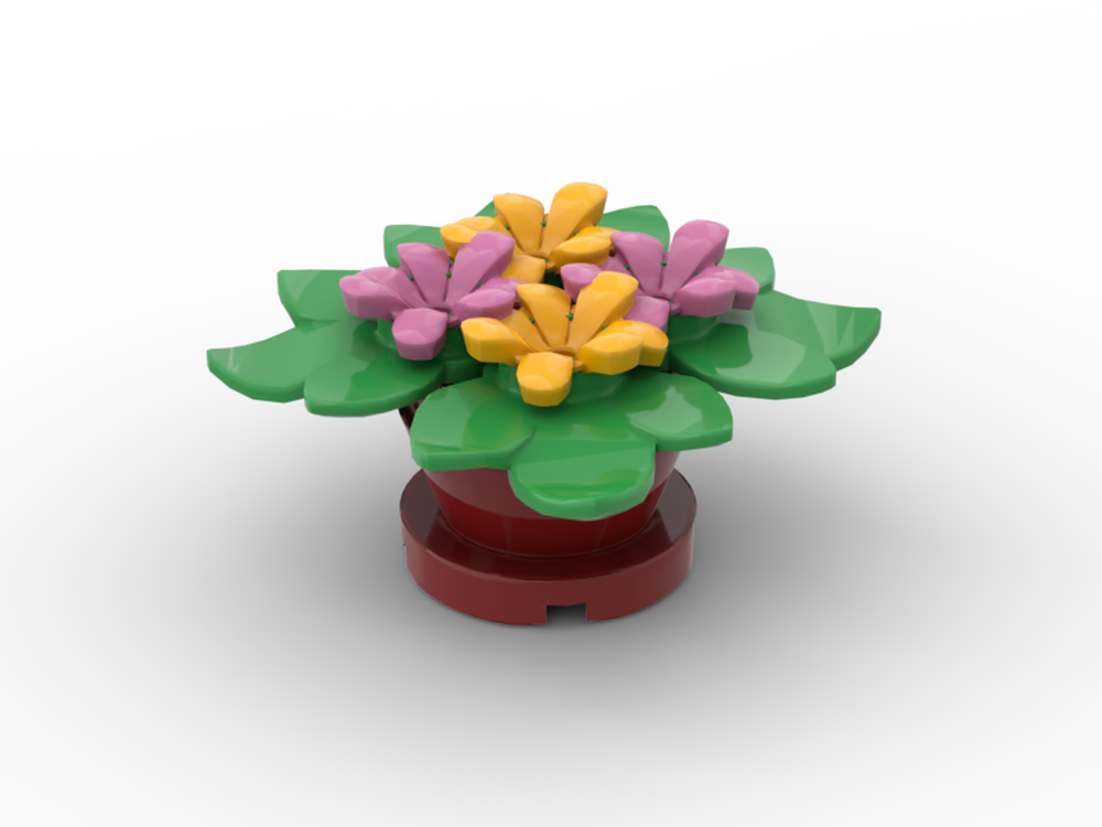 LEGO MOC Flower Pot Pack - Minifig Scaled by Motions_King | Rebrickable ...