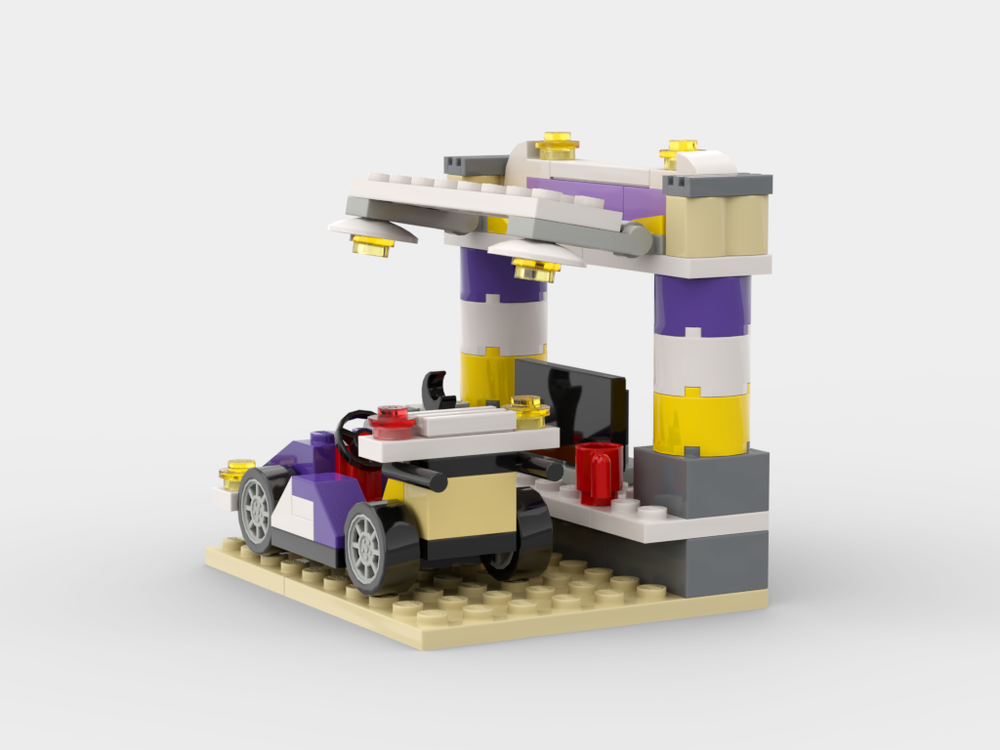 LEGO MOC Mini Go Kart And Mini Pit Stop by Agilinzzz | Rebrickable ...