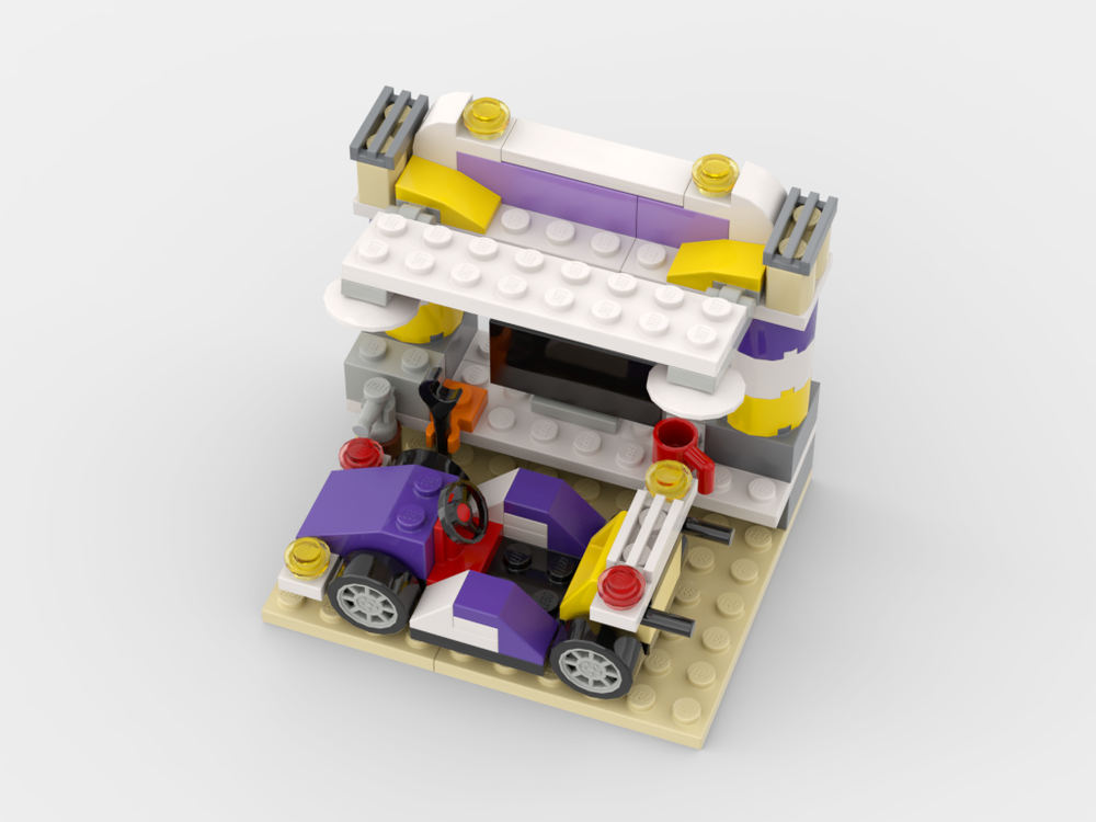 LEGO MOC Mini Go Kart And Mini Pit Stop by Agilinzzz | Rebrickable ...