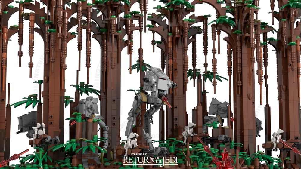 LEGO MOC Micro Diorama : Battle of Forest Moon(ENDOR) by jellco ...