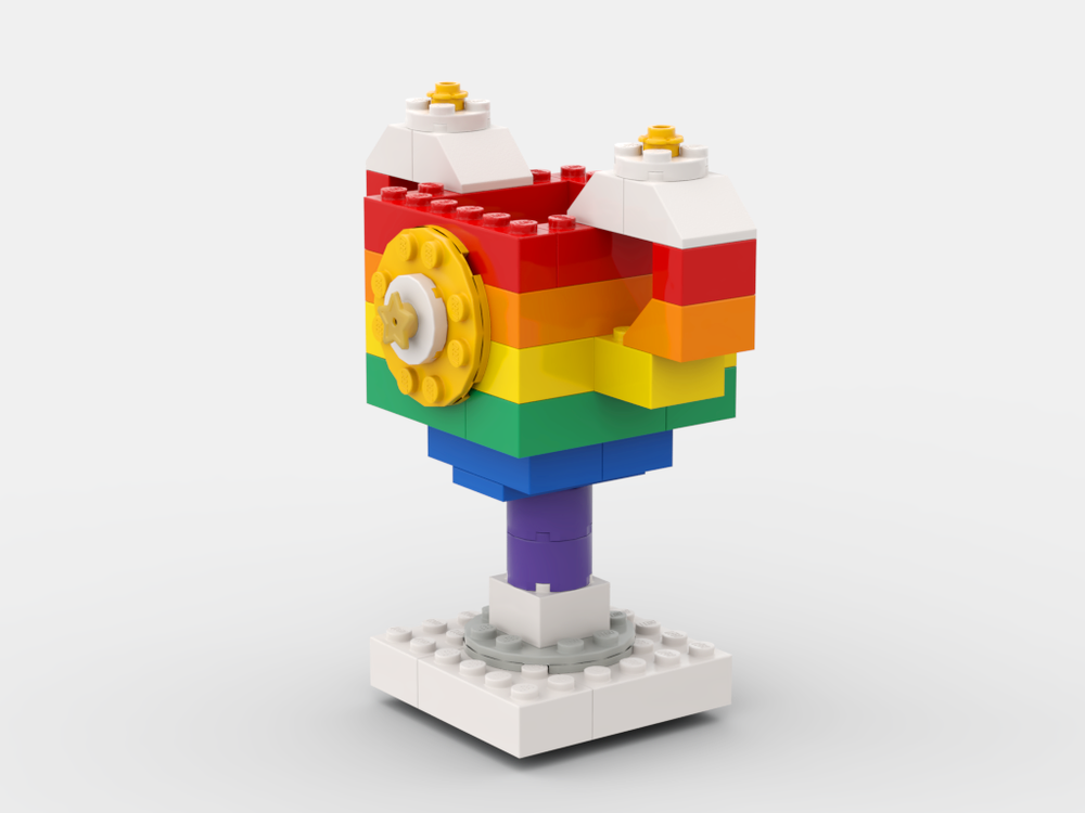 LEGO MOC Rainbow Trophy by Agilinzzz | Rebrickable - Build with LEGO