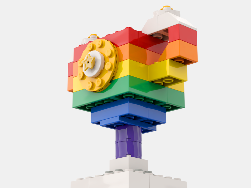 LEGO MOC-179935 Rainbow Trophy by Agilinzzz | Rebrickable - Build with LEGO