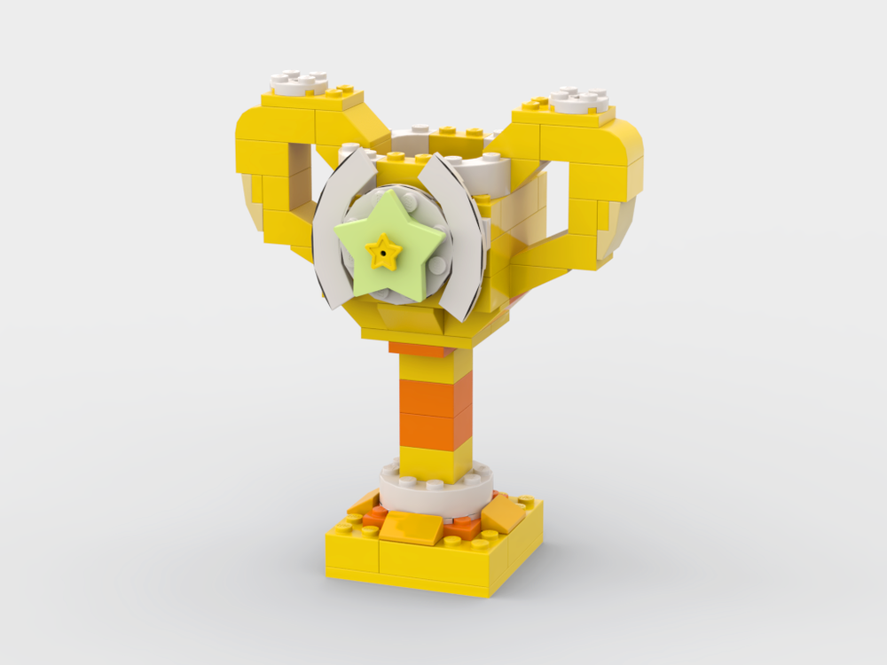 LEGO MOC Yellow Trophy by Agilinzzz | Rebrickable - Build with LEGO