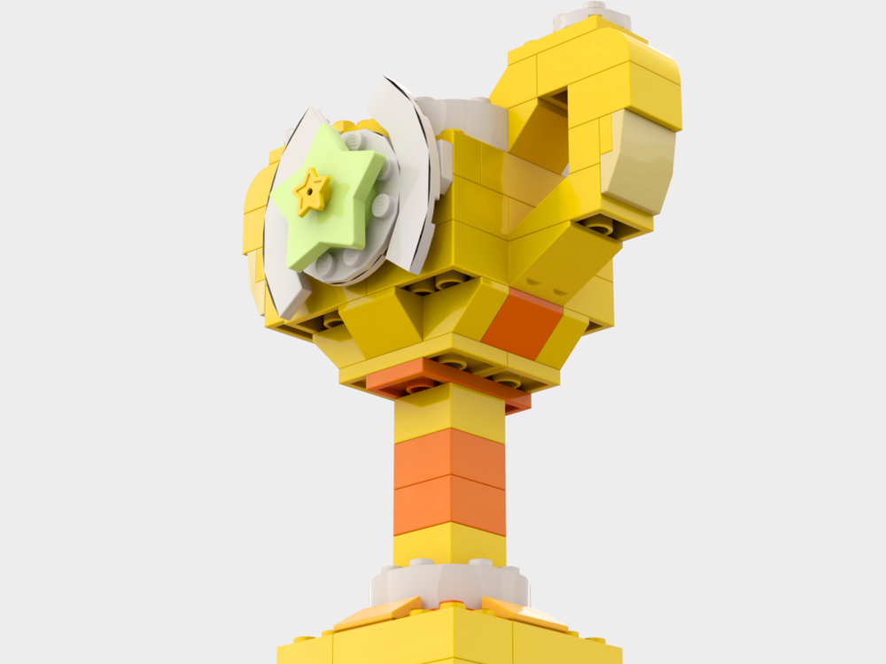 LEGO MOC Yellow Trophy by Agilinzzz | Rebrickable - Build with LEGO