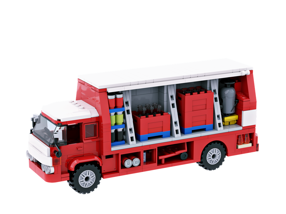 LEGO MOC Coke Truck by timothyng | Rebrickable - Build with LEGO