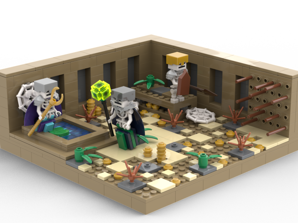 LEGO MOC Minecraft Dungeons Desert Temple by FyreDragon | Rebrickable ...