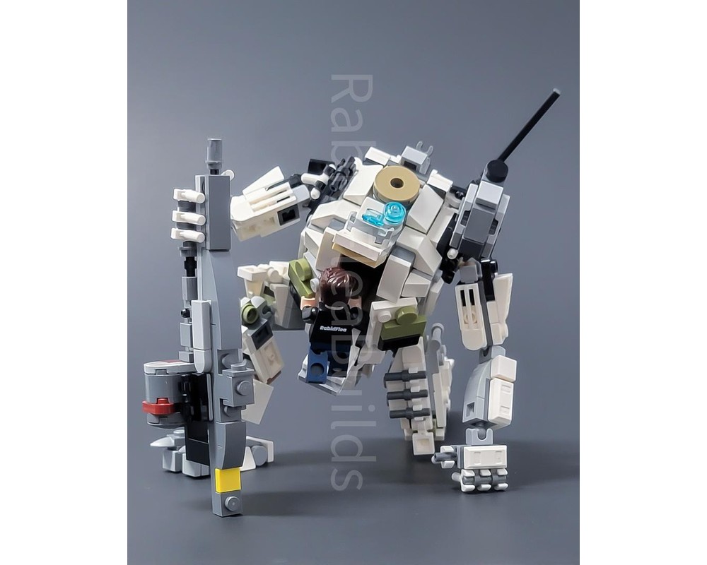 LEGO MOC Atlas Titan from Titanfall by RabidFleaBuilds | Rebrickable ...