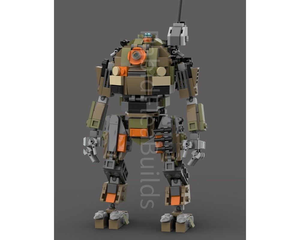 LEGO MOC Atlas Titan from Titanfall by RabidFleaBuilds | Rebrickable ...