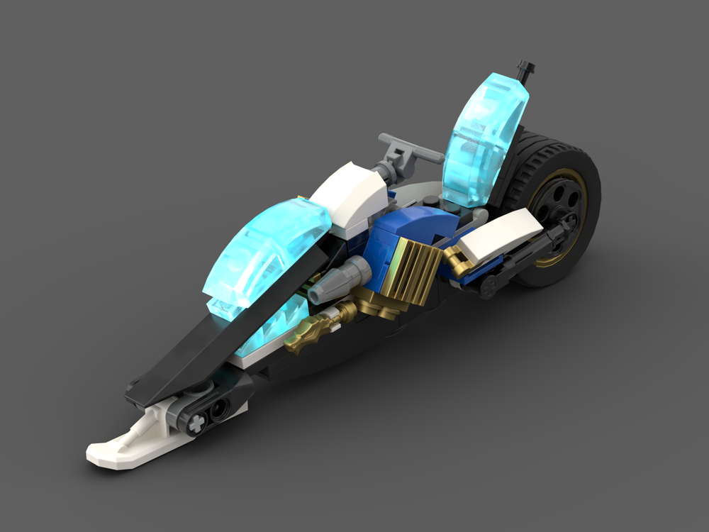 LEGO MOC Legacy Zane's Snowmobile by drg398 | Rebrickable - Build with LEGO