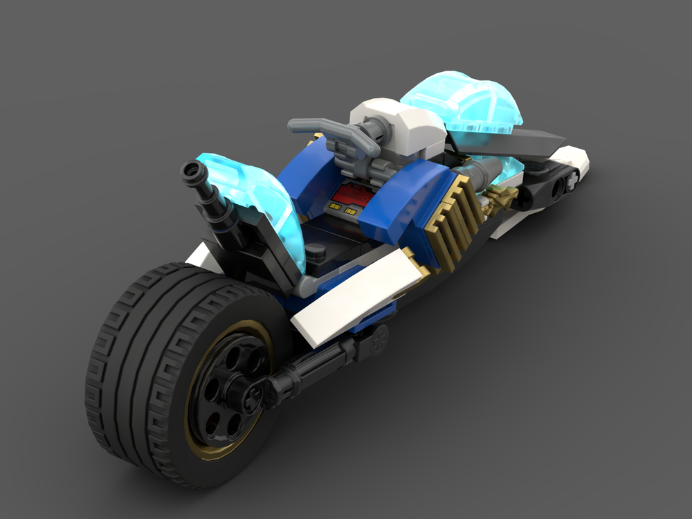 LEGO MOC Legacy Zane's Snowmobile by drg398 | Rebrickable - Build with LEGO