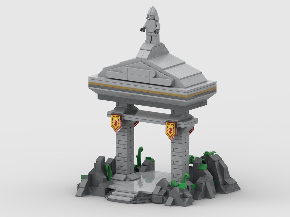 LEGO MOC Medieval Temple Entrance by PauloJorgeRamos | Rebrickable ...