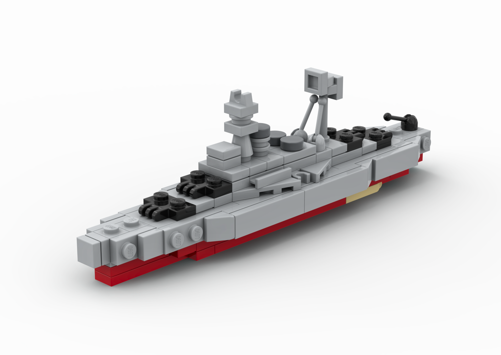 LEGO MOC-180014 USS Arizona Battleship by The Bobby Brix Channel ...