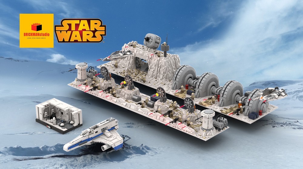 LEGO MOC SW REBELS BUNDLE Echo Base Gate / Rebel cannons / Shield ...