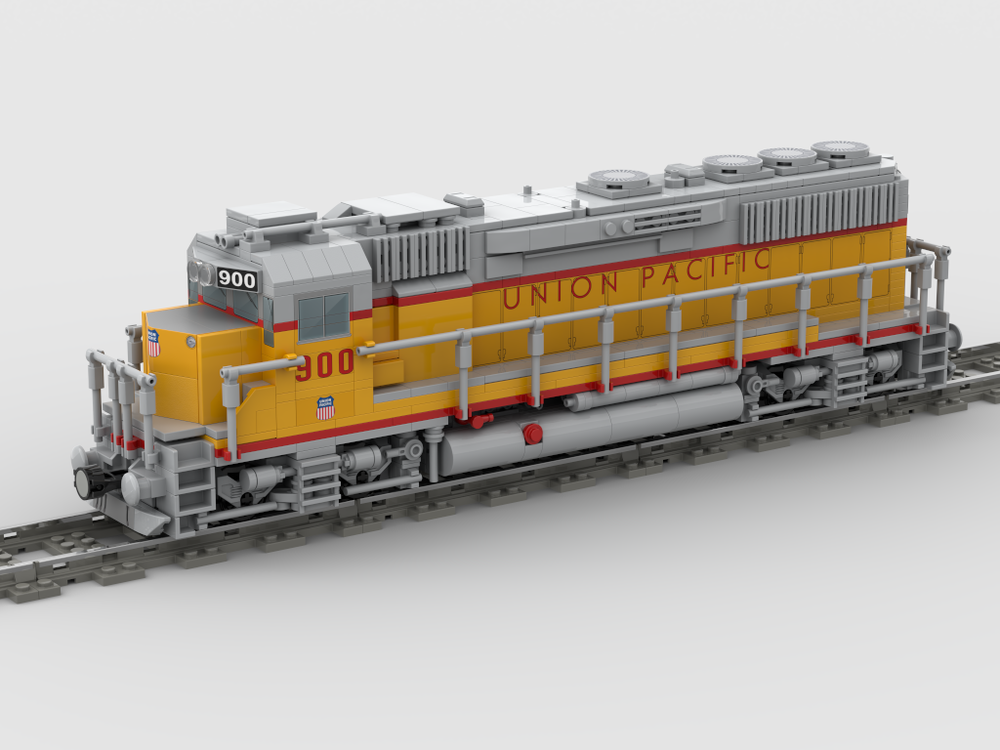 LEGO MOC Diesel Engine EMD GP40 of Union Pacific Railroad by langemat ...