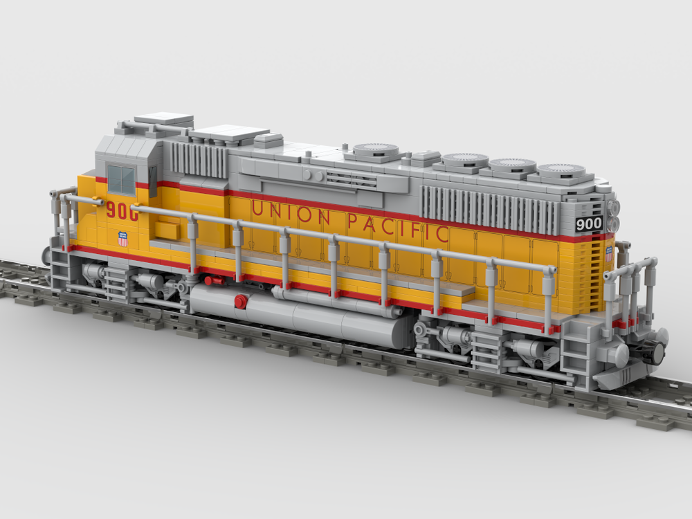 LEGO MOC Diesel Engine EMD GP40 of Union Pacific Railroad by langemat ...