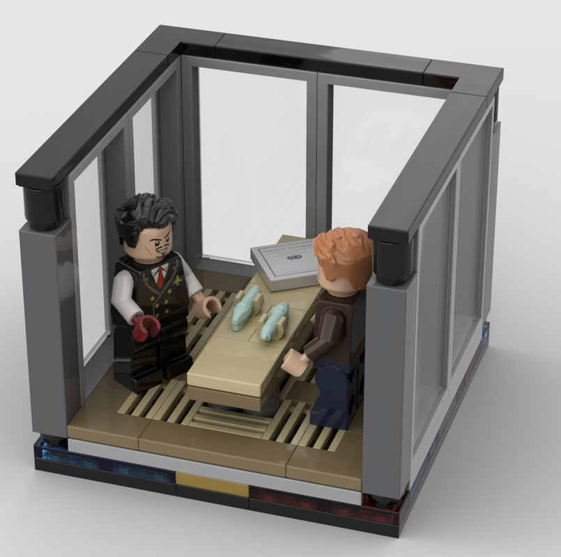 LEGO MOC Captain America: Civil War Diorama with CMF Tony Stark by ...