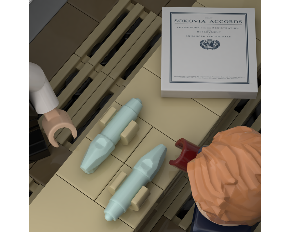 LEGO MOC Captain America: Civil War Diorama with CMF Tony Stark by ...