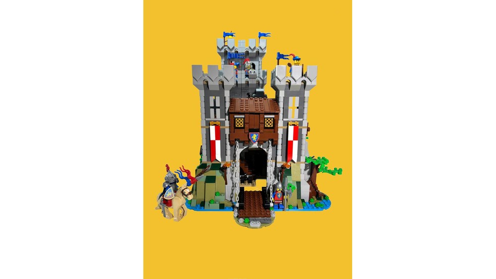 Lego Moc Black Falcons River Castle By Tommyp Rebrickable Build
