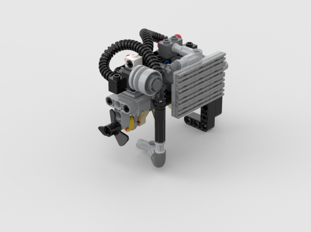 LEGO MOC 4 Cylinder inline turbo by BP Design | Rebrickable - Build ...
