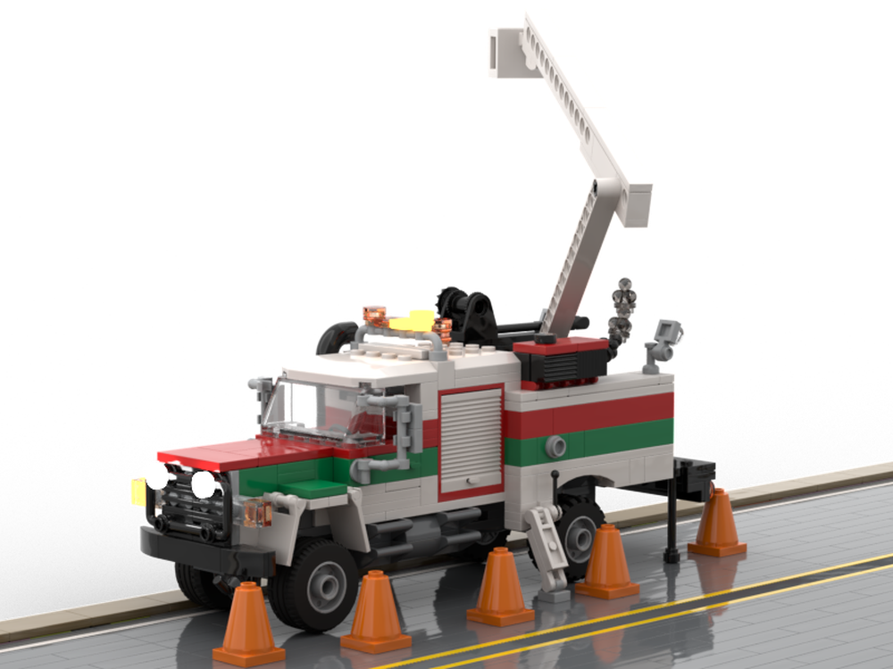 LEGO MOC Peterbilt Octan Utility Truck by LegoForBlockheads ...