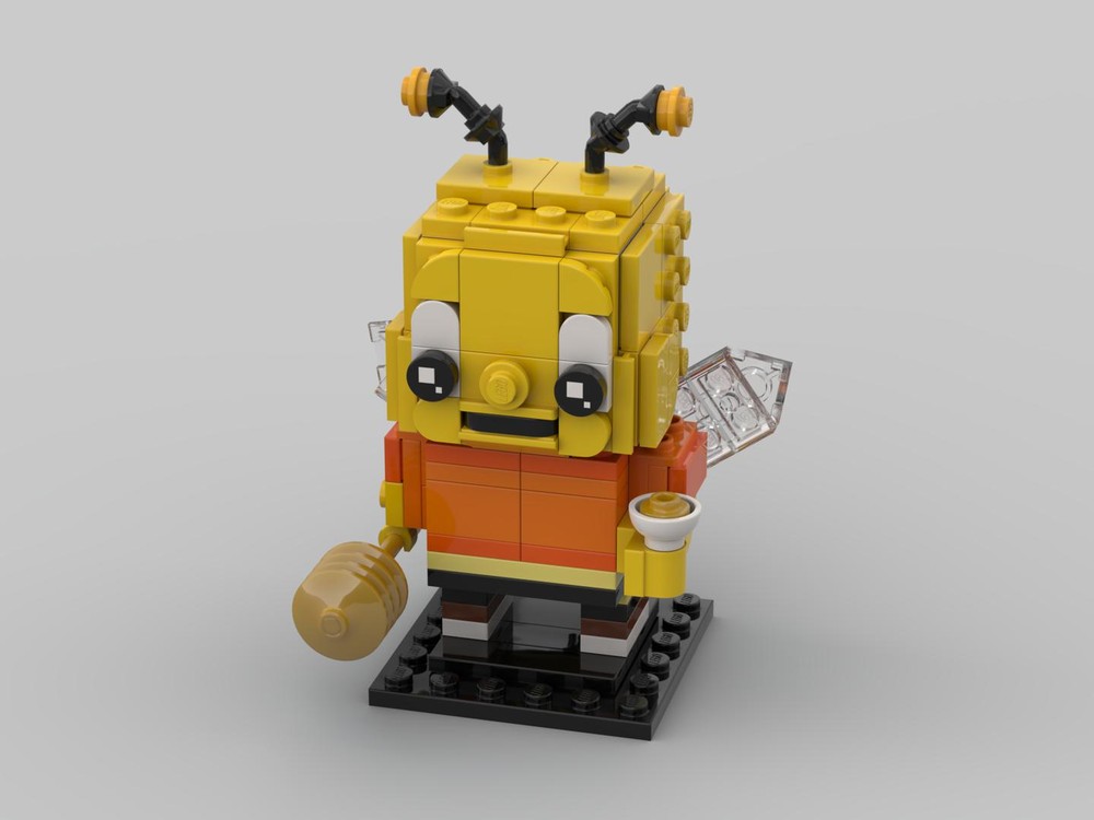 LEGO MOC Buzz the Bee Brickheadz (Honey Nut Cheerios) by Penguins and ...
