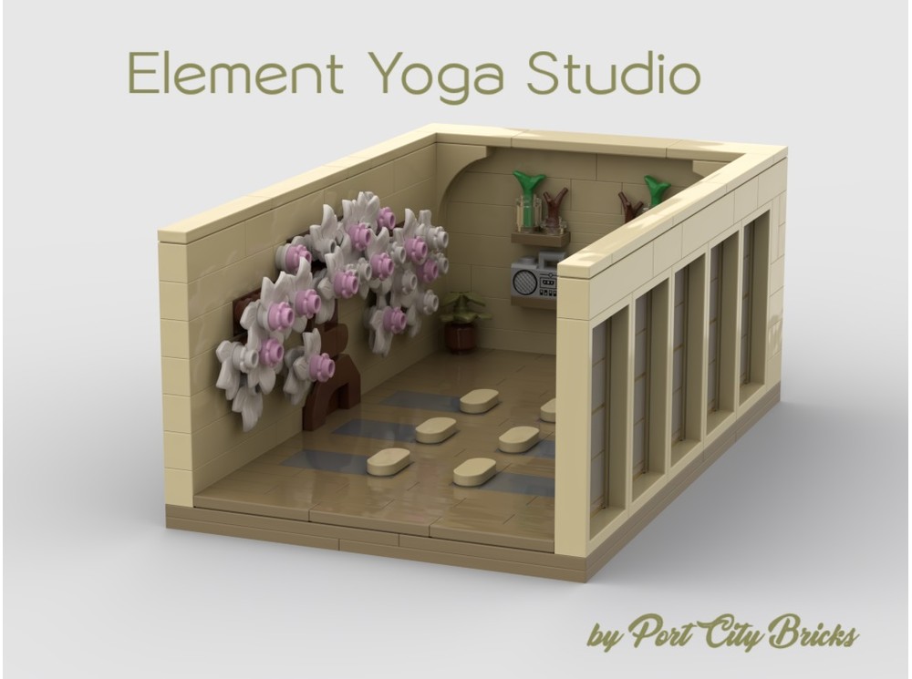 LEGO MOC Element Yoga Studio - Small Insert for The Cypress Shops by ...