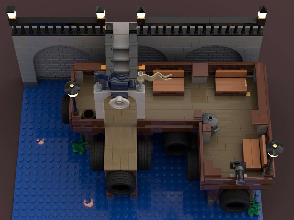 LEGO MOC City Dock/Pier & Retaining Wall by BrickBuildersMD ...