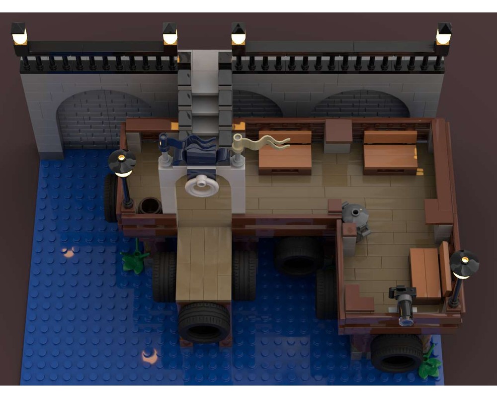 LEGO MOC City Dock/Pier & Retaining Wall by BrickBuildersMD ...