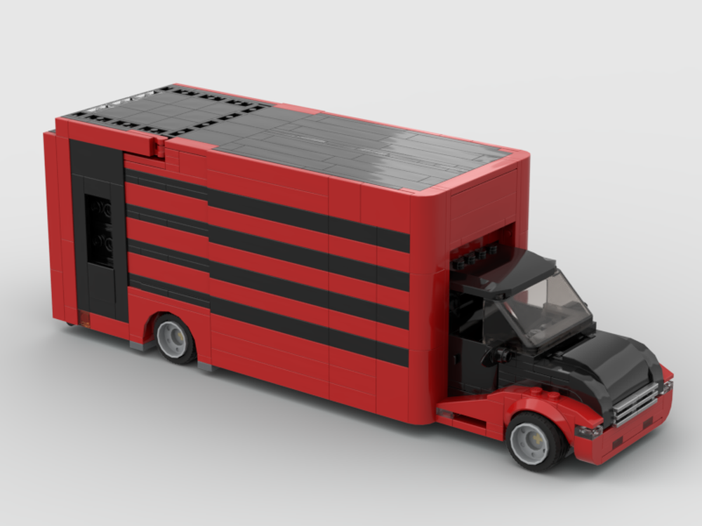 LEGO MOC Exotic Car Transporter by BrickMOCery | Rebrickable - Build ...