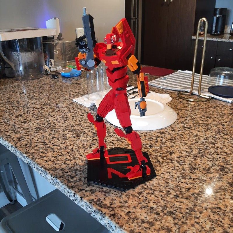 LEGO MOC Evangelion display base by BigSkwigg | Rebrickable - Build ...