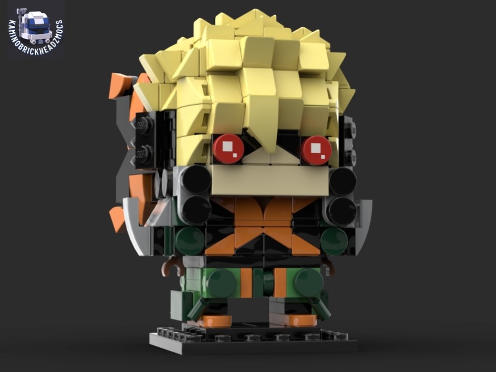 LEGO MOC Katsuki Bakugou by mandroid99 | Rebrickable - Build with LEGO