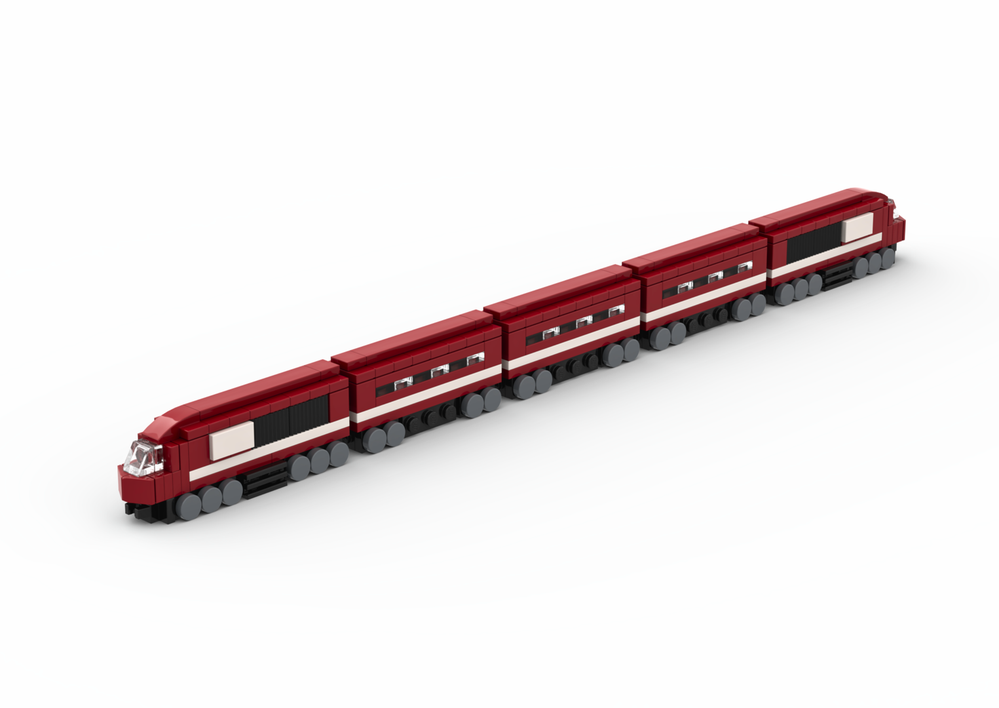 LEGO MOC Passenger Train by The Bobby Brix Channel | Rebrickable ...