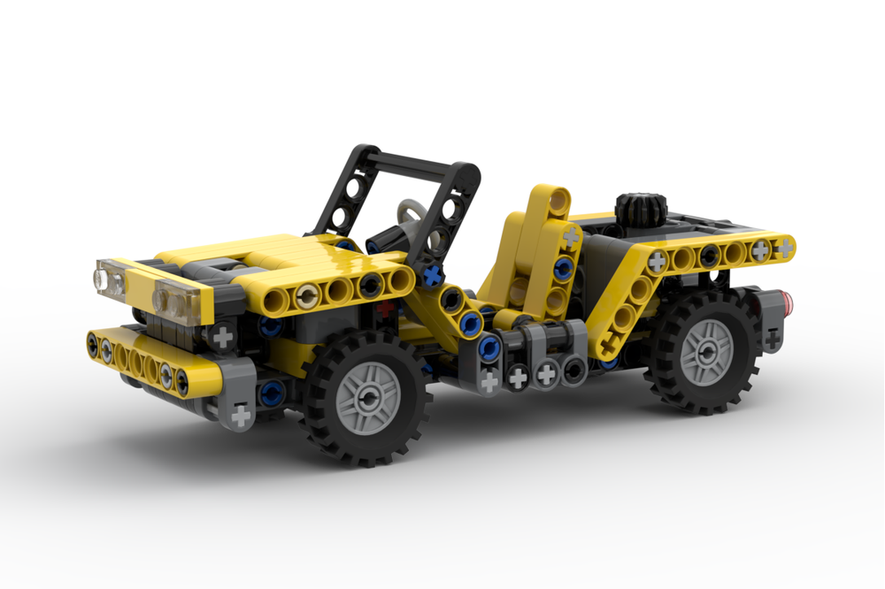 LEGO MOC 8067 Jeep by jorah | Rebrickable - Build with LEGO