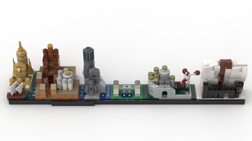 Lego Moc Game Of Thrones Westeros Skyline Architecture By Momatteo79