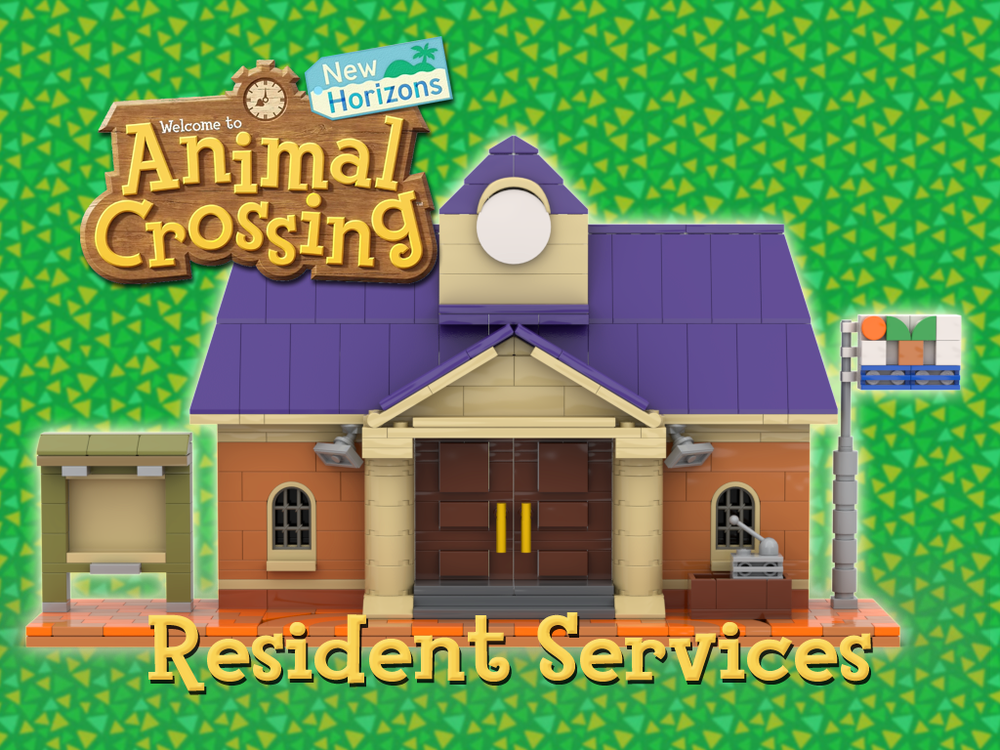 LEGO MOC Animal Crossing Resident Services Facade by AntOrman ...