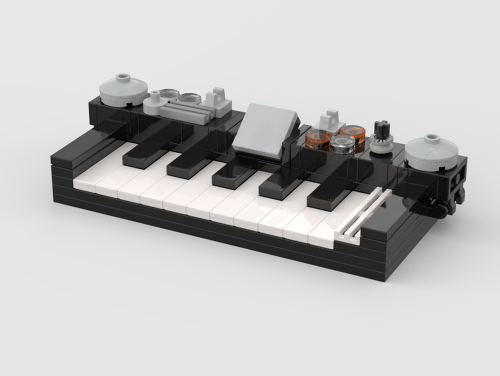 LEGO MOC Lego musical keyboard by BernardoPeralta | Rebrickable - Build ...