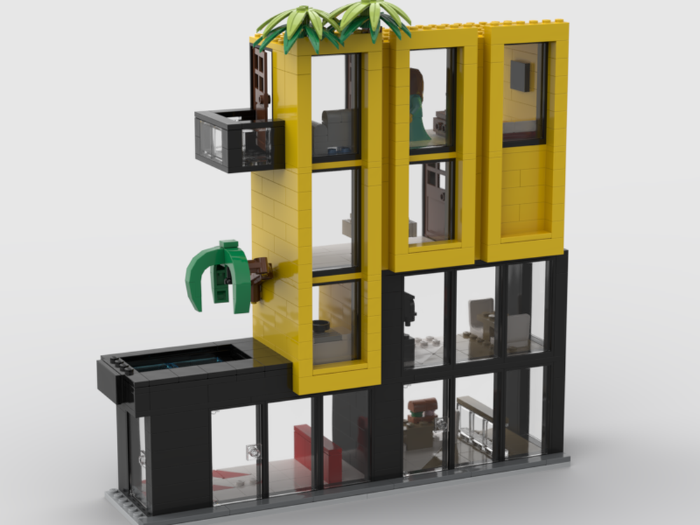 LEGO MOC Modern City Apartments by Sick Brix | Rebrickable - Build with ...